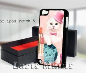 Cute Cat - Desain Case For Ipod Touch 5 on Luulla