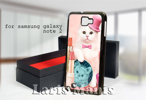 Cute Cat - Desain Case For Samsung Galaxy Note 2 on Luulla