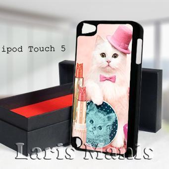 Cute Cat - Desain Case For Ipod Touch 5 on Luulla